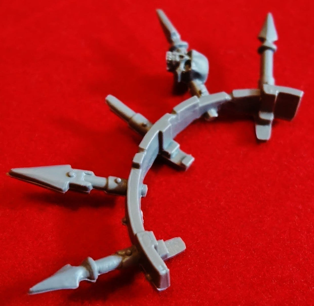 Chaos Space Marine Tank Vehicle Hatch Collar Spikes (A) – Spru Bitz