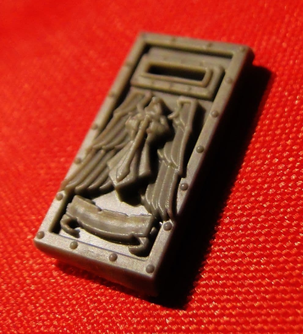 Dark Angel Ravenwing Dreadnought Sarcophagus Front | Spru Bitz