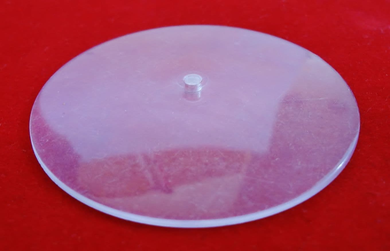 Flying Stand Clear Circular Base 60mm Large | Warhammer | Spru Bitz