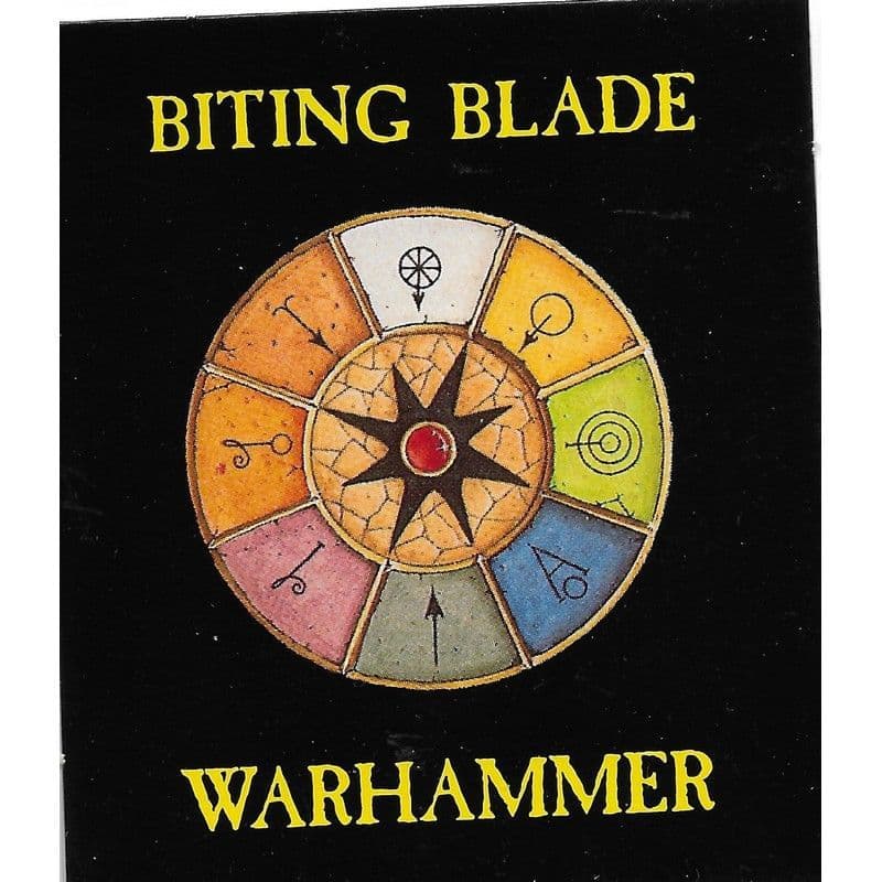 Magic Card Biting Blade from Warhammer 5th Edition | Spru Bitz