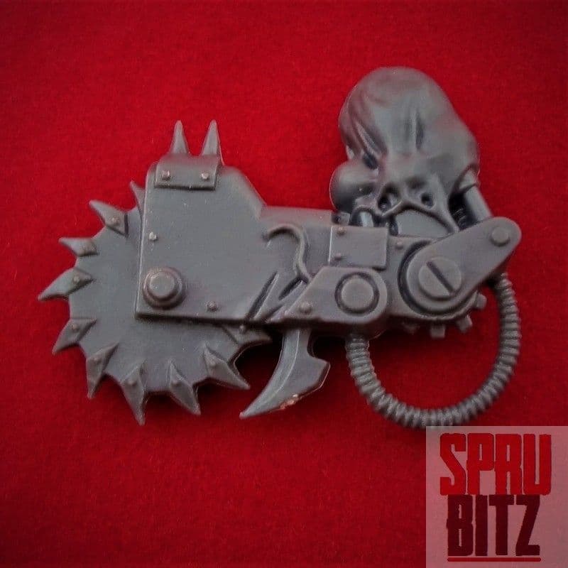Space Ork Nobz Left Arm Cyborks (Buzzsaw) – Spru Bitz