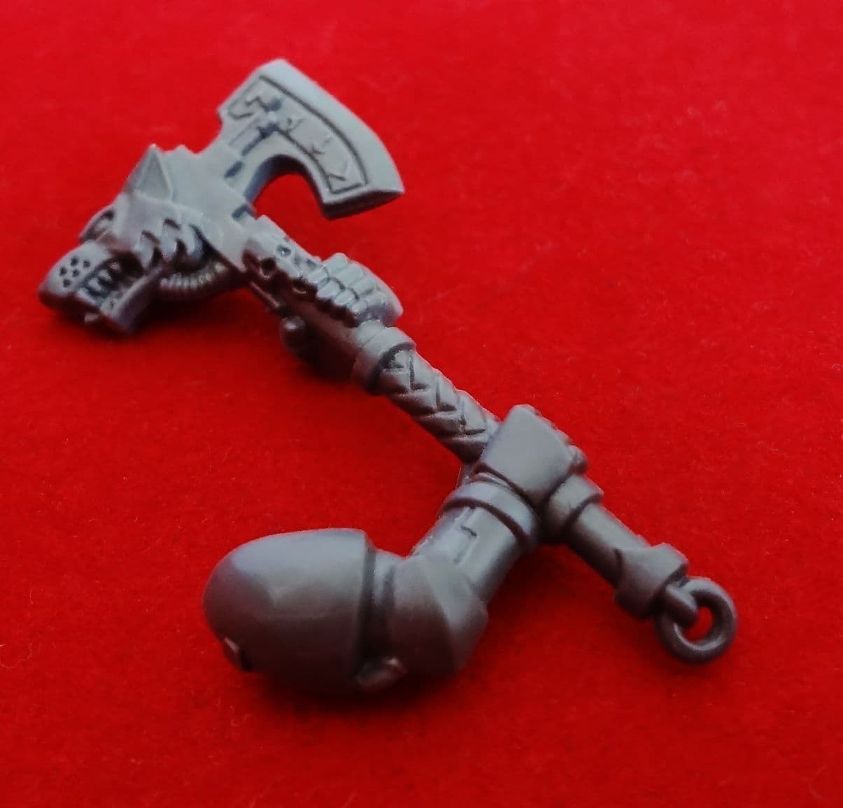 Space Wolves Wolf Pack Two handed Power Axe poweraxe | Spru Bitz